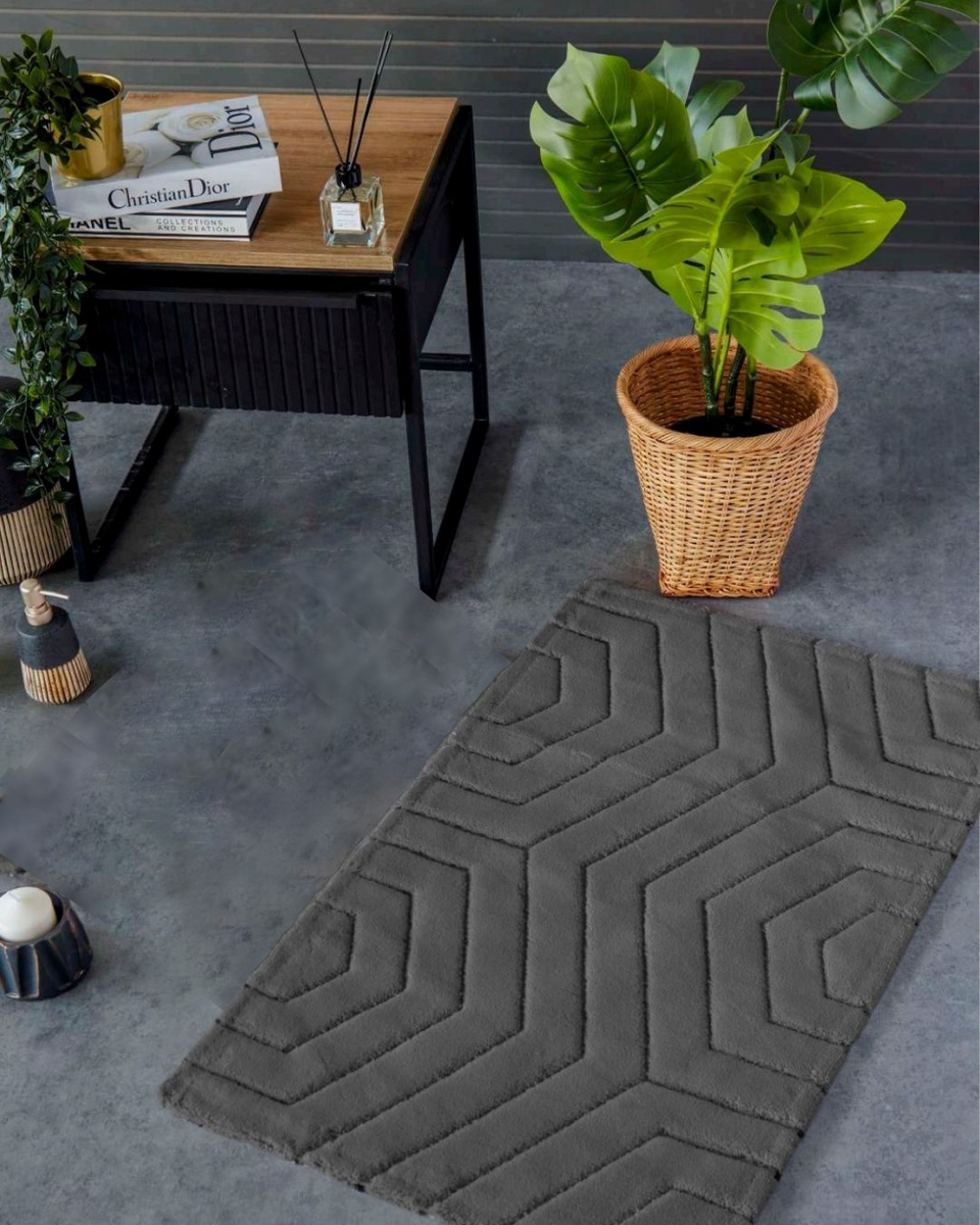 ELISA BATH RUG DARK GREY – sinnohome